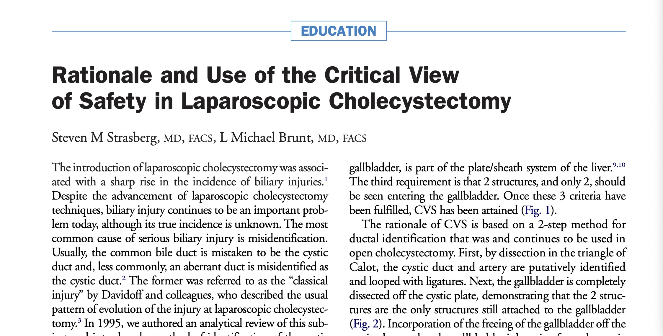 El triángulo de Callot la “critical view” de Strasberg como elementos ...